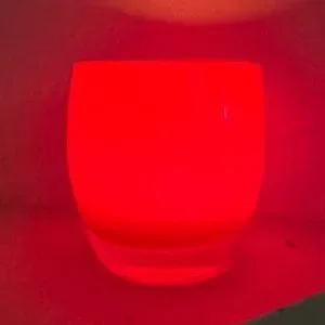 Glassybaby | Accents | Glassybaby Red Votive Holder Seattle Sunset ...